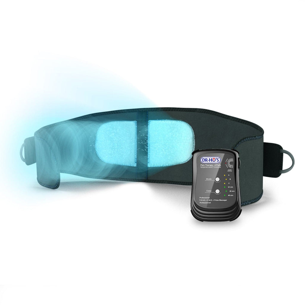 Triple Action Back Belt - 4-in-1 TENS Belt for Back Pain Relief - DR-HO'S
